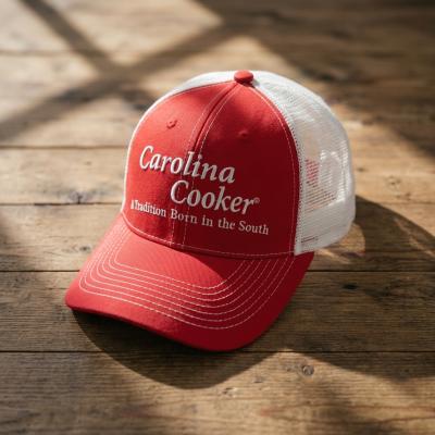 China Adjustable Strapback Mesh Back Custom Trucker Cap Embroidery Style Design for sale