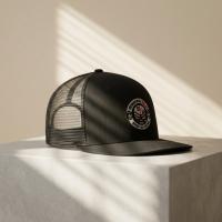 China Flat Bill Snapback Custom Embroidered Trucker Hats Mesh Back Street Design for sale