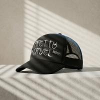 China Full Sublimation Print Customized Trucker Hats Mesh Back Edge Graphic Style for sale