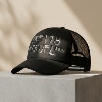 China Full Sublimation Print Customized Trucker Hats Mesh Back Edge Graphic Style for sale