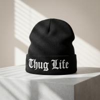 China Slouchy Oversized Winter Beanie Cap OEM Custom Logo For Street Wear for sale