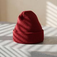 China Acrylic Knit Custom Beanie Hat OEM Embroidery Logo For Winter for sale