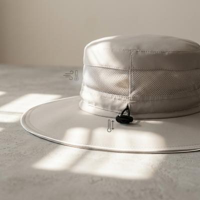 China UPF UV Protection Bucket Hat Wide Brim Sun Shield Outdoor for Hiking for sale