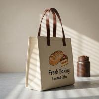 China OEM Cotton Canvas Tote Bag Screen Print Logo with Gusset Bottom Long Handle for sale