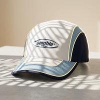 China Curved Brim Sports Running Cap OEM Custom Logo Lightweight 35g for sale