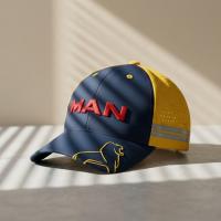 China Raised Logo Embroidery Baseball Cap 3D Puff Dimensional Design Custom Thread Artwork Cap for sale
