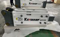 China KS100 Excavator Hydraulic Rock Breaker Machine Top Type 75mm Chisel Diameter 6-9t Excavator for sale