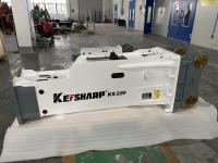 China KS220 Silenced Hydraulic Excavator Breaker 190mm Chisel Diameter 45-55 Ton for sale