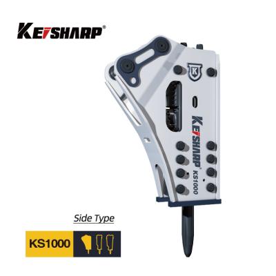 China KS1000 Side Type Hydraulic Breaker 255mm Chisel for 90-160 Ton Excavator for sale