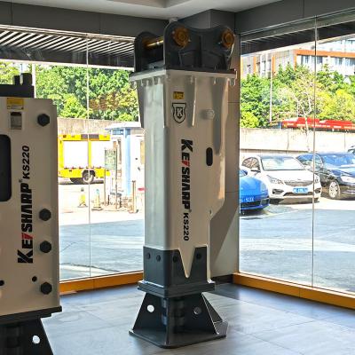 China KS220 Hydraulic Breaker for Excavator 5-7 Ton Class 2000 BPM Demolition Tool for sale