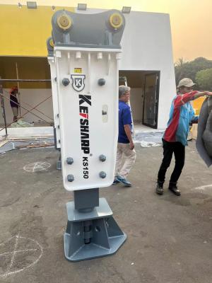 China Top Type Cap Mounted Hydraulic Breaker KS150 for 15-20 Ton Excavator Demolition Work for sale