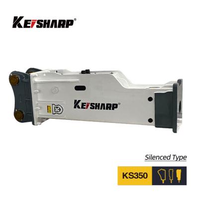 China KS350 Silenced Hydraulic Rock Breaker 165mm Chisel for 35-40 Ton Excavator for sale