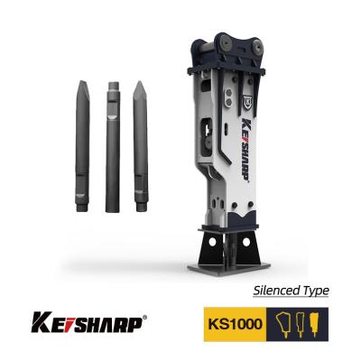 China KS1000 Box Type Hydraulic Breaker 255mm Chisel Diameter For 90-160 Ton Excavator for sale