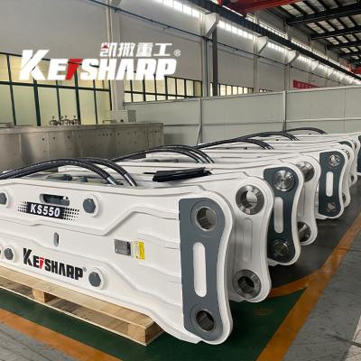 China Keisharp Top Type Hydraulic Breaker Hammer ISO45001 Certified 173kg to 14026kg for sale