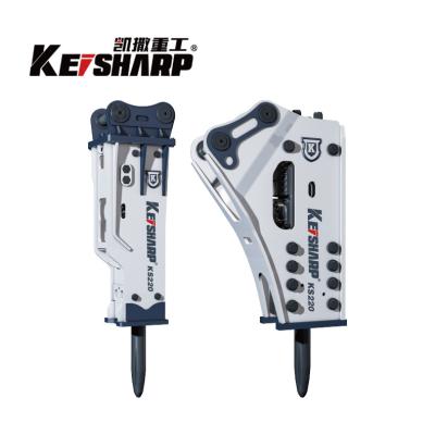 China KS220 Silenced Hydraulic Breaker Hammer for 20-27t Excavator 140mm Chisel for sale
