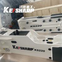 China KS220 Silenced Hydraulic Breaker Hammer for 20-27t Excavator 140mm Chisel for sale