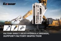 China Keisharp KS600 Silenced Hydraulic Breaker Hammer for 55-65t Excavators 310-360 L/min for sale