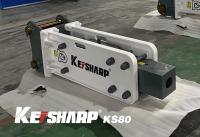 China Keisharp KS600 Silenced Hydraulic Breaker Hammer for 55-65t Excavators 310-360 L/min for sale