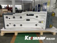 China Keisharp KS600 Silenced Hydraulic Breaker Hammer for 55-65t Excavators 310-360 L/min for sale