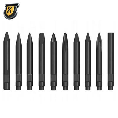 China 140mm Flat Chisel for 20-27 Ton Excavator Hydraulic Rock Breaker Hammer for sale
