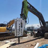 China Hydraulic Rock Breaker for 50-65 Ton Excavator Heavy Duty 5500kg 200mm Chisel for sale