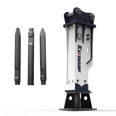 China SB50 SB81 Hydraulic Breaker Hammer for 25 Ton Excavators Through Bolts Diaphragm Rock for sale