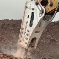 China KS850 230mm Chisel Durable Rock Breaker Hydraulic Hammer for 50-65ton Excavator for sale