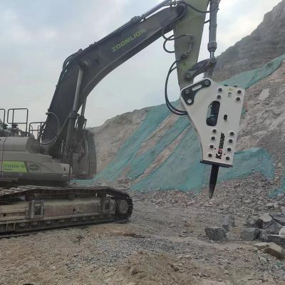 China Alloy 50-60Ton Excavator Hammer Hydraulic Rock Breaker 1900kg Core Components Bearing for sale