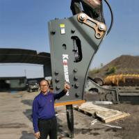 China 50-60 Ton Wear Resistant Heavy Hammer Hydraulic Breaker 3455mm Length for Construction for sale