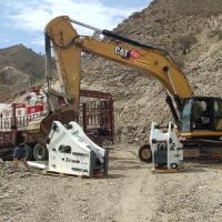 China 50-60 Ton Wear Resistant Heavy Hammer Hydraulic Breaker 3455mm Length for Construction for sale