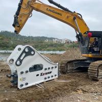China 220mm Bush Rock Air Pecker Hydraulic Hammer Breaker for Excavator Jack 20-27t for sale