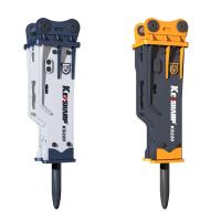 China Box Type Hydraulic Breaker KS550 Heavy Duty Construction 155mm Chisel Wear Resistant Alloy for sale