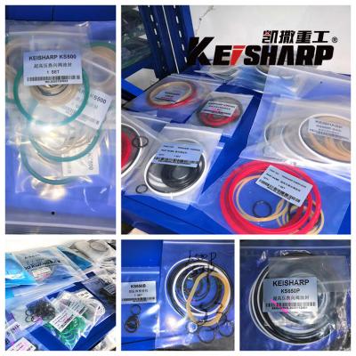 China Keisharp Excavator Hydraulic Seal Repair Kit 850 Front Cylinder Seal Kit for 80-120t Host for sale