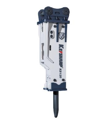 China KS120 Silenced Type Hydraulic Excavator Breaker 85mm Chisel Diameter for sale