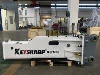 China Keisharp KS100 Box Type Hydraulic Breaker 120-150 Bar 785 J Impact Energy for sale