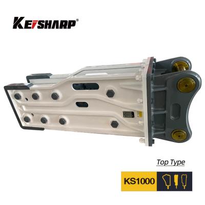 China KEISHARP KS220 Top Type Hydraulic Breaker 160-180 Bar for 20-27ton Excavator 140mm Chisel for sale