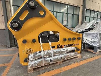 China KEISHARP Side KS700 Hydraulic Breaker 215mm Rod 350-450 L/min for 55-60 Ton Excavator for sale