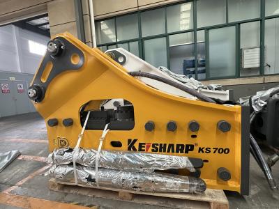China Side Type Hydraulic Breaker 33500 J Strike Force 35-38 Bar for 55-60 Ton Excavators for sale