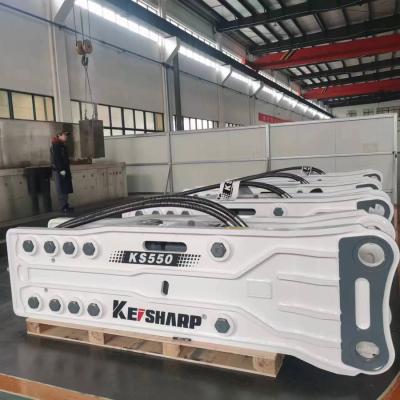 China KS550 Top Type Hydraulic Rock Breaker 200mm Chisel Diameter 50-65t Excavator for sale