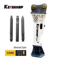 China KS220 Top Type 140mm Chisel Excavator Stone Breaker Machine ISO Approved for sale
