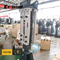 China KS150 Excavator Hydraulic Rock Breaker Top Type 100mm Chisel 10-16t Excavator for sale