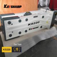 China KS220 Top Type Hydraulic Rock Breaker 140mm Chisel for 20-25 Ton Excavator for sale