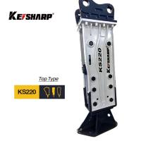 China KS220 Top Type Hydraulic Rock Breaker 140mm Chisel for 20-25 Ton Excavator for sale