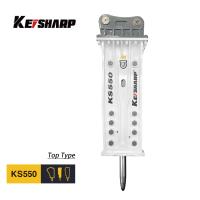 China KS550 Heavy Hydraulic Breaker 200mm Chisel 5500kg for 50-65t Excavator for sale