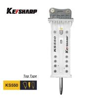 China Keisharp KS550 Heavy Hydraulic Breaker 5500kg 24590J for 50-65t Excavator Split Tower for sale