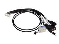 China Customized Plug 12 Pin Stereo Harness New Energy Pigtail Waterproof for sale