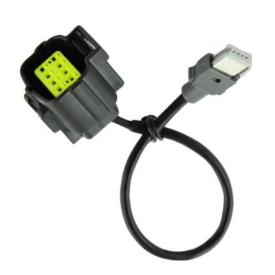 China PVC Electrical Wiring Harness 8 Pin Automotive Cable Assembly for sale