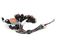 China ISO Electrical Wiring Harness Cable Assembly 9 Cores Mini DIN 9 Pin for sale