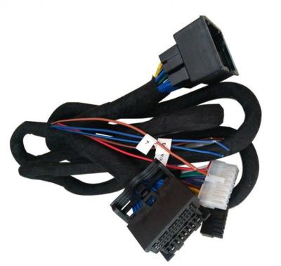 China Automotive Wiring Harness Manufacturers Custom Sound Signal Processor DSP Amplifier Cable Wire Harness for sale
