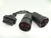 China VDE 9 Pin Automotive Wire Harness Assembly OBD2 For Diesel Vehicle for sale